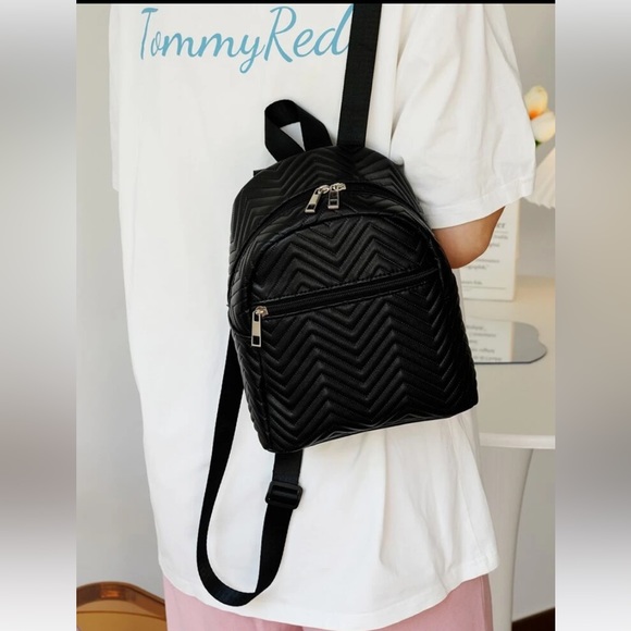 Bags | Small Black Backpack Purse | Poshmark